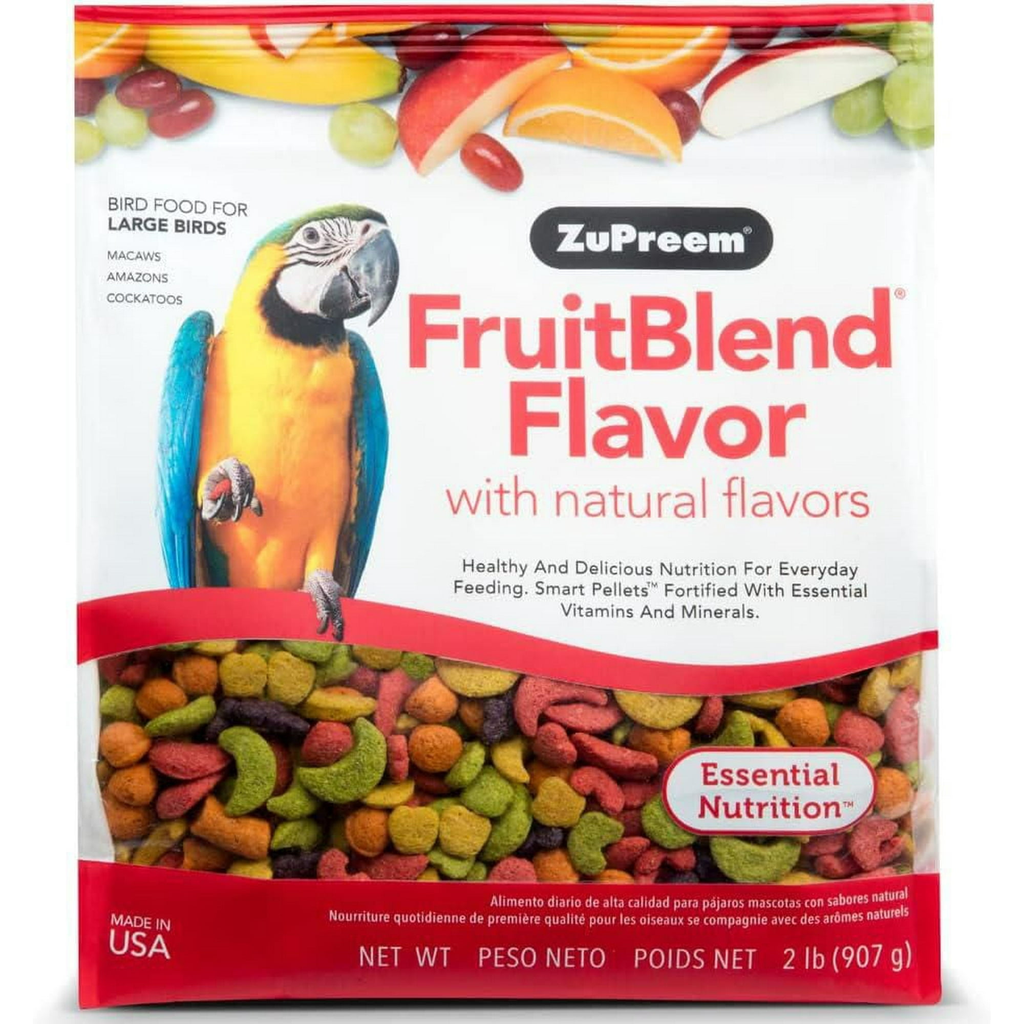 Click here for Zupreem Fruitblend Flavor Food For Large Birds prices