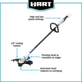HART 20-Volt 13-inch Weed Eater Trimmer/Edger Combo Tool with 20-Volt 4 ...