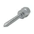 CONFAST 3/8" Threaded Rod Anchor for Wood, Vertical, 1/4" x 2" (Box of ...