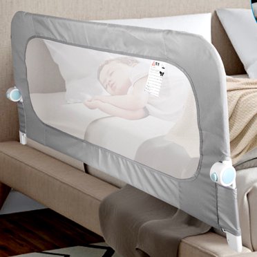 Dream On Me Mesh Bed Rails for Twin Size Bed, Double Pack (Recommended ...