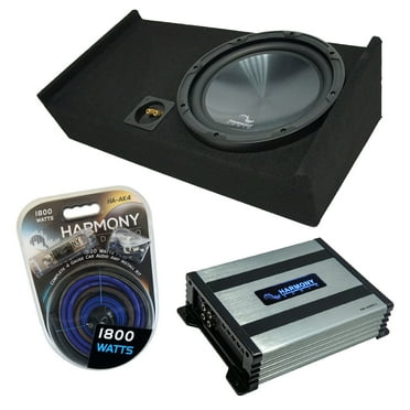 09-15 Ford F-150 Super Crew Truck Kicker Comp C12 Single 12" Sub Box Final 4 Ohm - Walmart.com