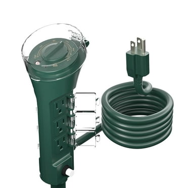 Outdoor Light Timer Waterproof, Remote Control Dusk to Dawn Sensor ...