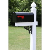 The Pocono Vinyl / PVC Mailbox Post (Includes Mailbox) - Walmart.com