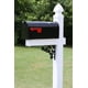 The Pocono Vinyl / PVC Mailbox Post (Includes Mailbox) - Walmart.com