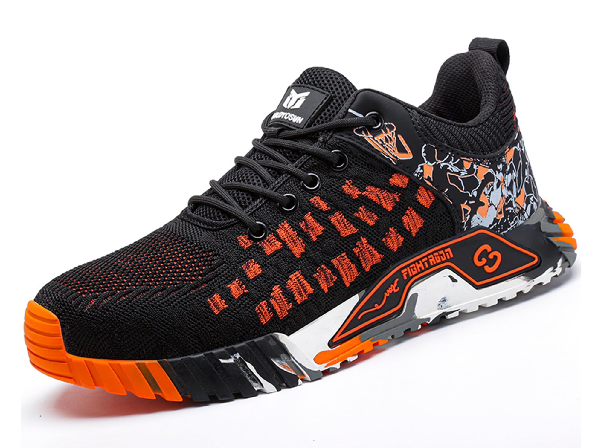 Steel Toe Work Shoes for Men Women Breathable Safety Shoes Lightweight ...