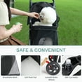 Gianna 3-Wheel Pet Stroller for Dogs, Jogging Stroller with Breathable ...
