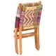 vidaXL Folding Chindi Chair Multicolors Fabric - Walmart.com