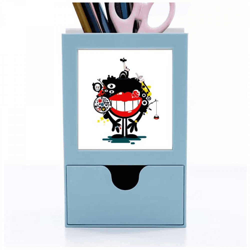 Universe And Alien Monster Desk Supplies Organizer Pen Holder Card ...