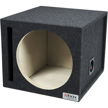 QPower SHALLOW112 Single 12" Vented Shallow Subwoofer Sub Box Enclosure ...