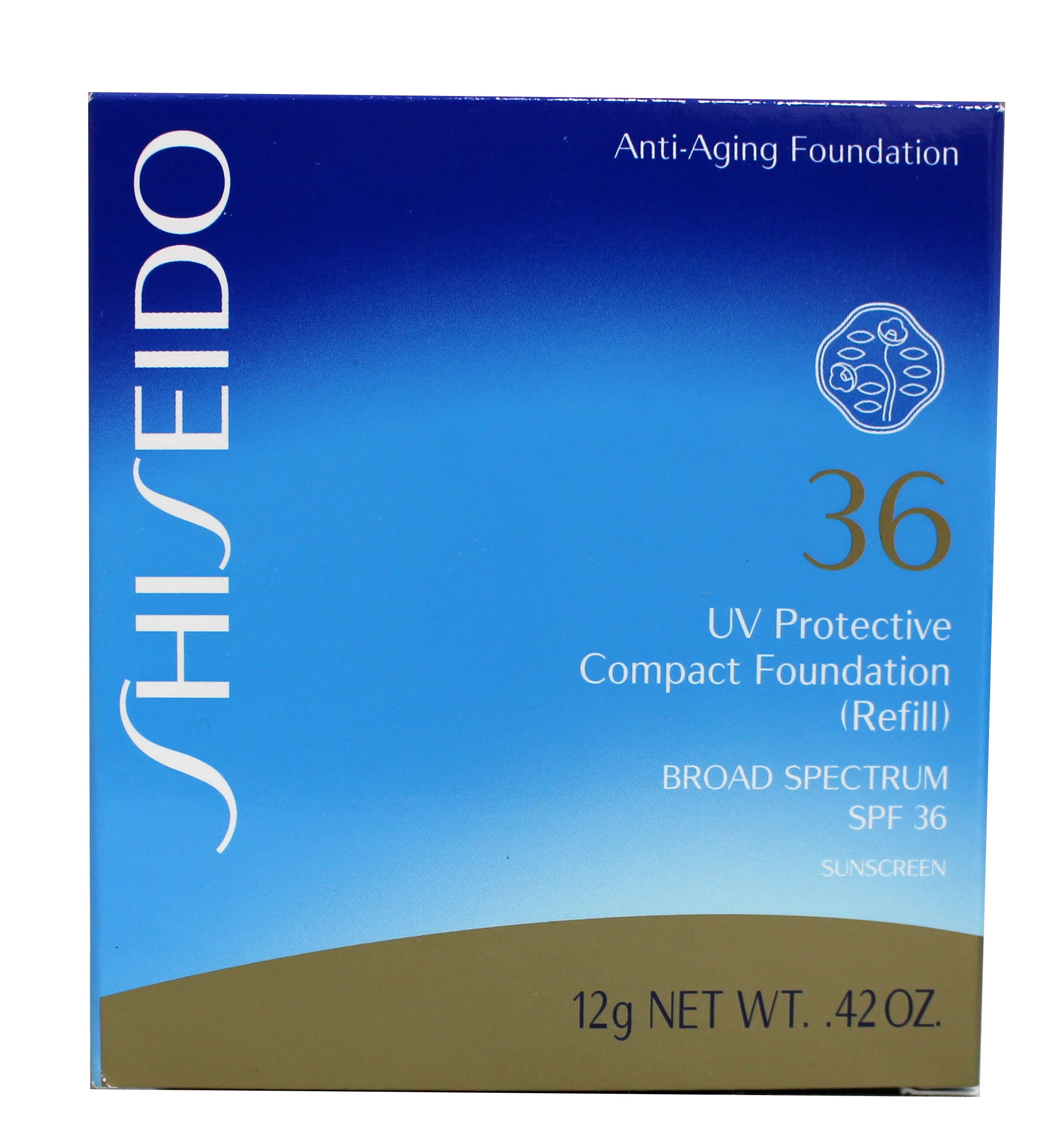 Shiseido UV Protective Compact Foundation (Refill) Dark Beige .42 Ounce ...