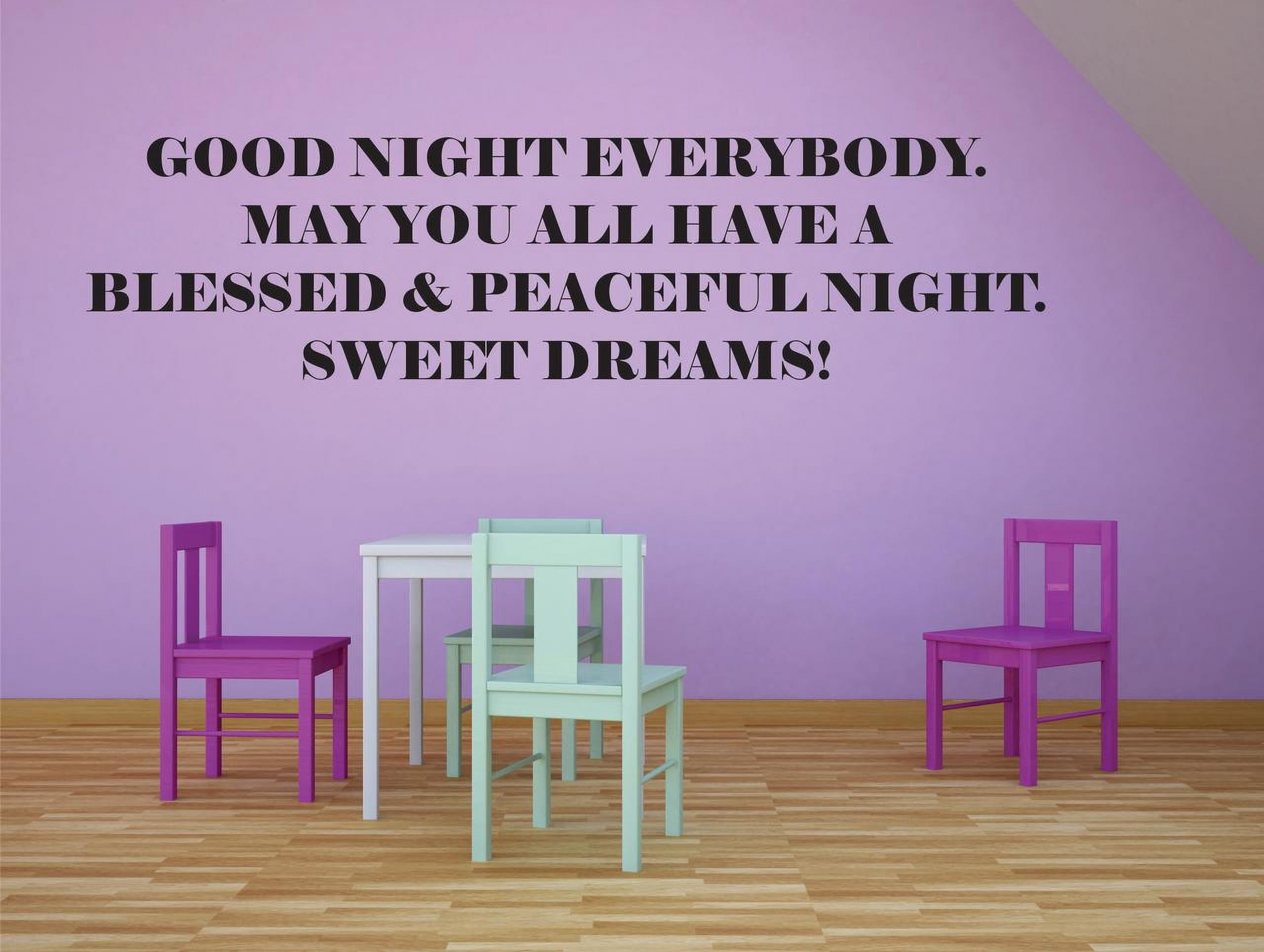 Good Night Everybody May You Have A Blessed & Peaceful Night Sweet ...