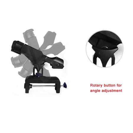 PP Fishing Rod Holder Sailboat Kayak Pole Lightweight Rotary Fixing ...