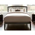 Richmond Queen Platform Bed with Open Foot Board in Espresso - Walmart.com