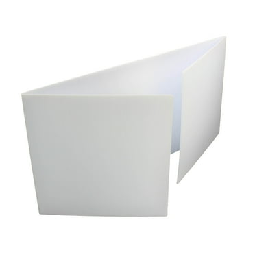White Plastic Study Carrel Pack of 12 - Walmart.com