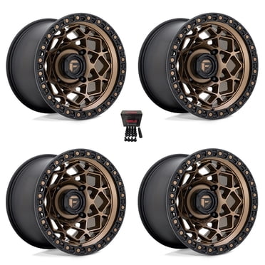 Fuel Kompressor Polished 22" Wheels 40" BKT AT 171 Tires Polaris RZR XP ...