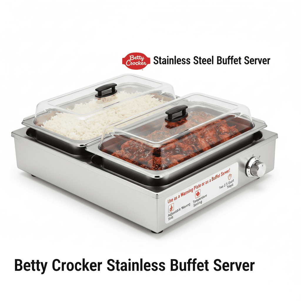 Click here for Betty Crocker Stainless Steel Buffet Server prices