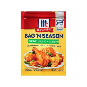 McCormick Bag 'n Season Original Chicken Cooking Bag & Seasoning Mix, 1 ...