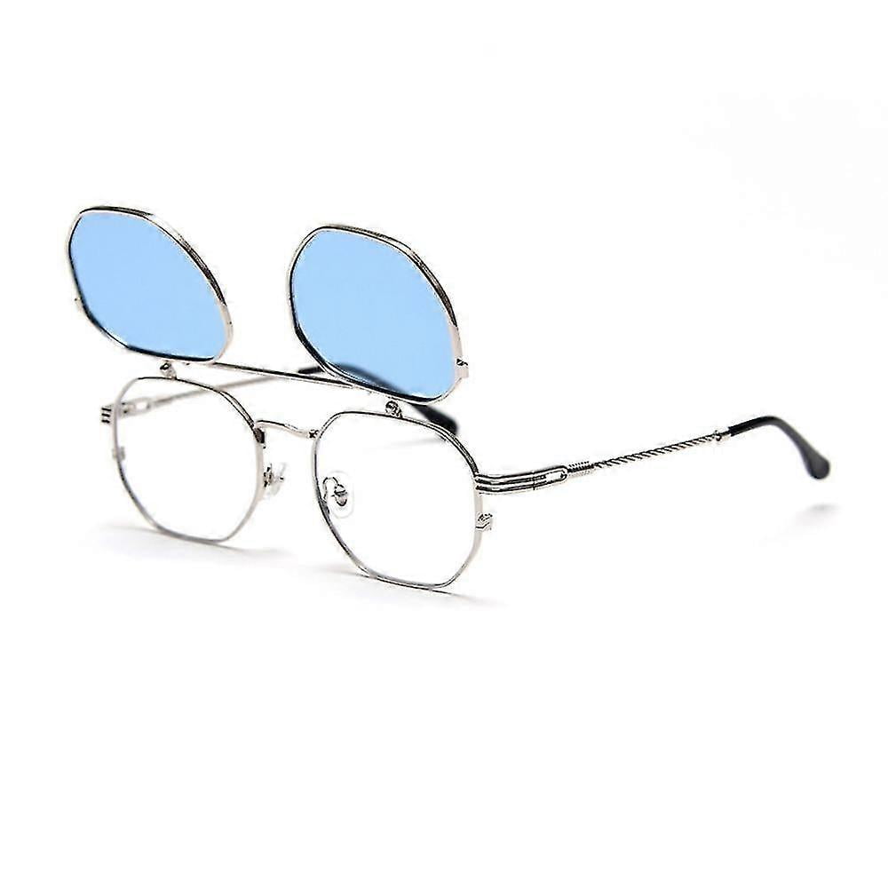 Click here for Vorcoy Polarized Polygon Flips Up Sunglasses Vinta... prices