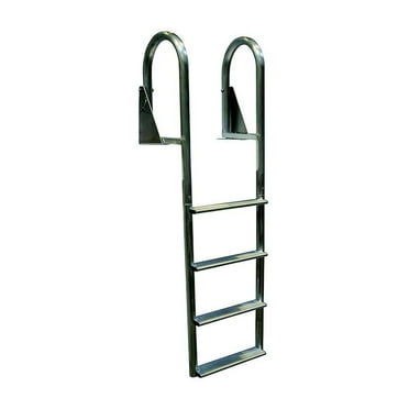 JIF Marine 7-Step Swim Stairs, Aluminum Dock Ladder with Mounting ...