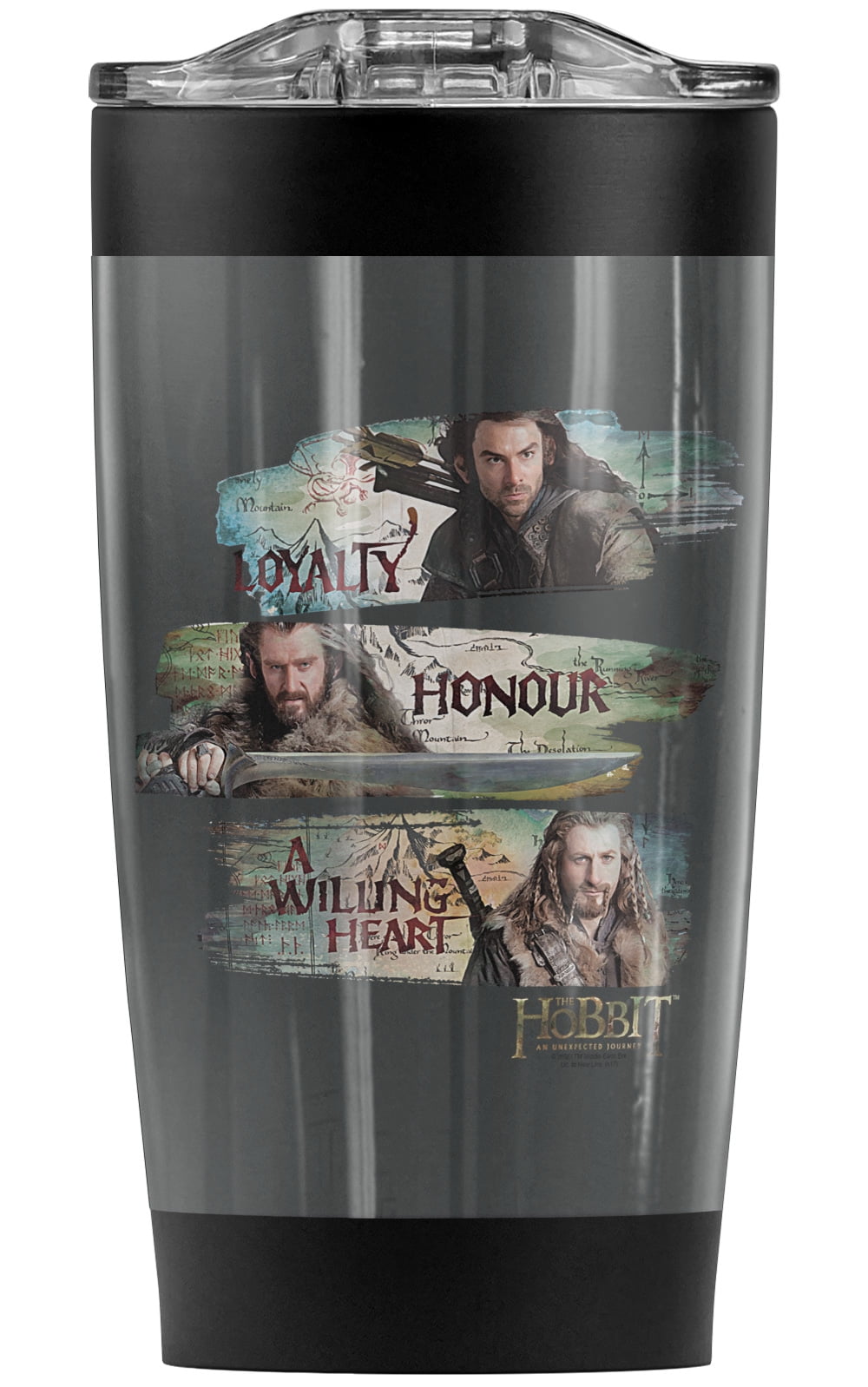 The Hobbit/Loyalty And Honour Stainless Steel Tumbler 20 oz Coffee ...