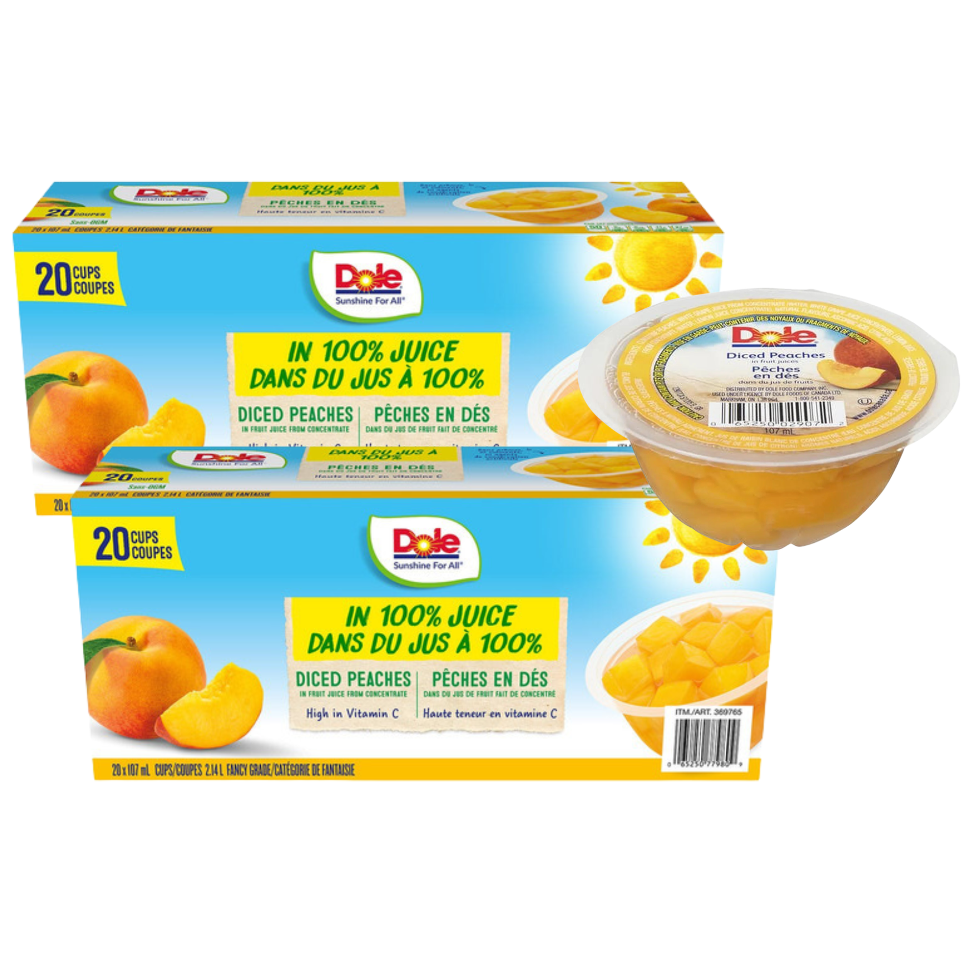 Click here for Dole Diced Peaches Fruit Cups In Juice  20 × 107 M... prices
