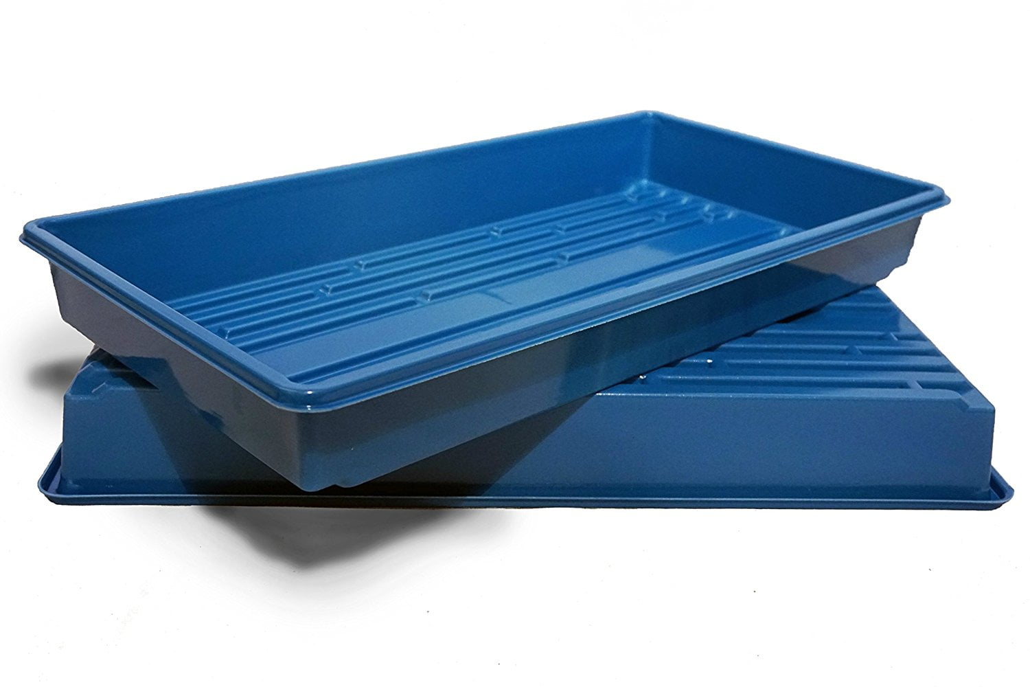 HEAVY DUTY GROWING TRAYS FOR WHEATGRASS AND MICROGREENS. (NO DRAIN ...
