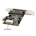 Syba SY-PEX30016 3 Port IEEE 1394 Firewire 1394B & 1394A PCIe 1.1 x1 ...
