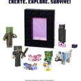 Minecraft Wolf Action Figure, 3.25-in, with 1 Build-a-Portal Piece & 1 ...