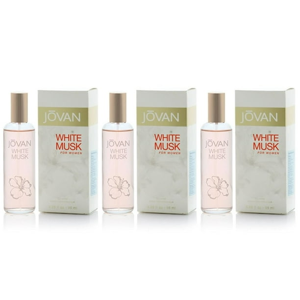 Pack of (3) Jovan White Musk By Jovan For Women, Cologne Spray, 3.25 ...