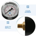 BAR Pressure Gauge NPT Pressure Gauge Axis Pressure Gauge Steel Bezel ...