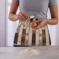 Bricks Patchwork Half Waist Apron Western Ethnic Abstract Brown Beige ...