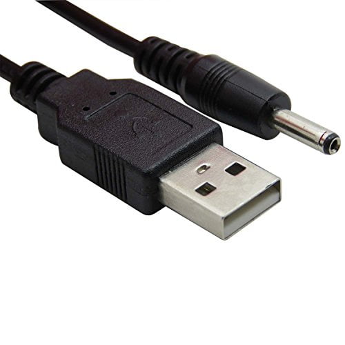 USB A to DC 3.5 mm - 1.35 mm 5 Volt DC Barrel Jack Power Cable ...