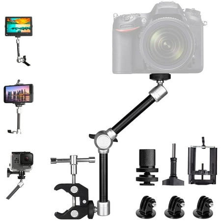 11" Adjustable Heavy Duty Robust Magic Arm, DSLR Mirrorless Action Ca ...