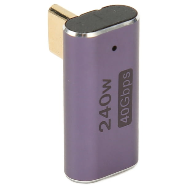 Right Angle USB C Connector, USB C 90 Degree Connector Female To Male ...