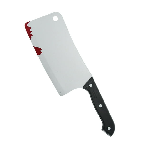 Isvgxsz Clearance Halloween Bloody Cleaver Costume Prop, Fake Knife ...