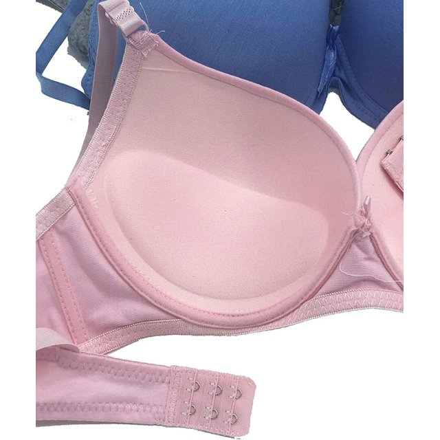 6 Piecec Full Cup Pushup Underwired Push Up Bra B and C Cup (36B ...