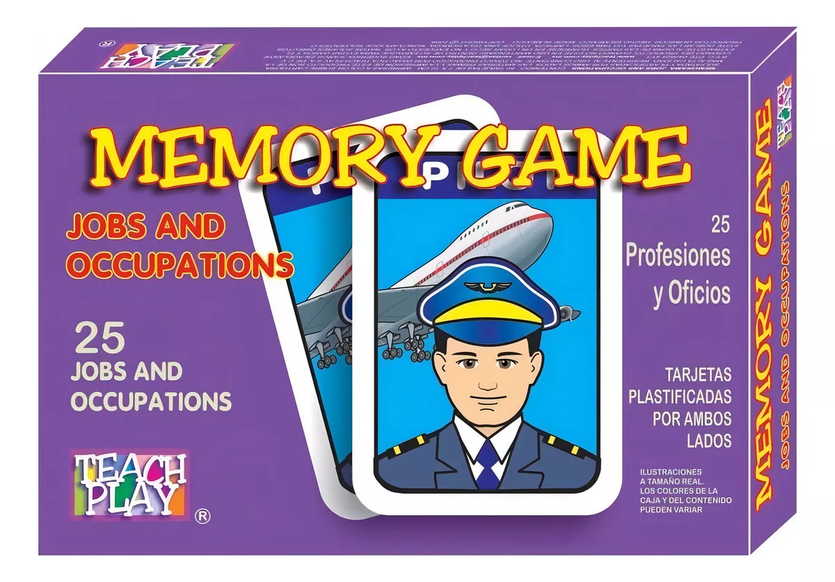 TEACH PLAY | Juego de Memoria para Niños y Adolescentes de 25 ...
