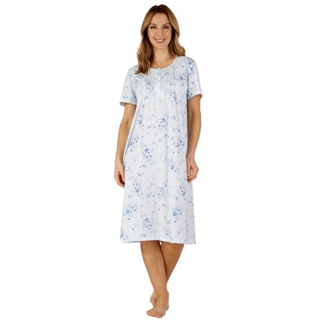 Slenderella ND3122 Jersey Blue Nightdress 22/24 | Walmart Canada