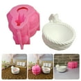 Bunnies Basket Silicone Molds for Epoxy Resin Making Candy Fondant ...