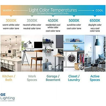 GE 13142 LED T8 Tube Light Bulb, 32W Equivalent, Cool White, 6500K ...