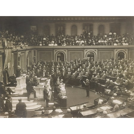 Us House Of Representatives In Session In 1906. Joseph Cannon Stands At ...