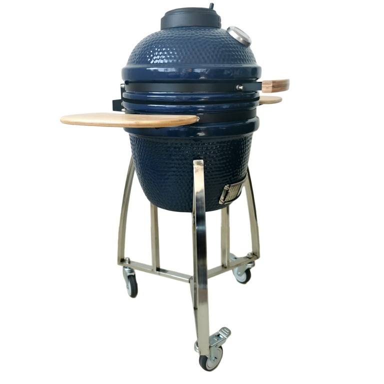 Lifesmart 15 In Kamado Ceramic Grill Smoker Value 15 In. Lifesmart