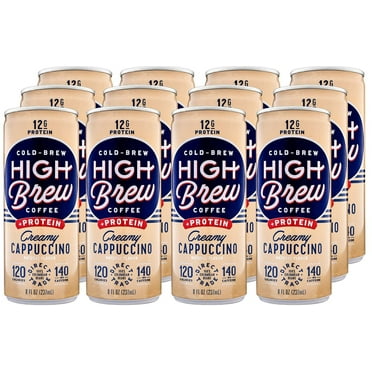 High Brew Cold Brew Dark Chocolate Mocha Coffee, 8 fl oz, (Pack of 12 ...