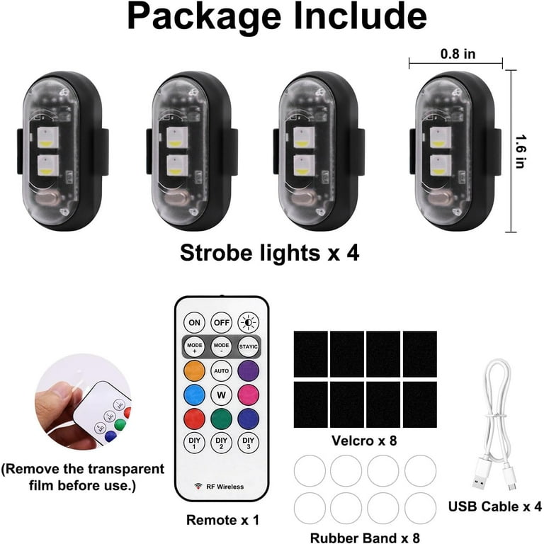 Remote Control Warning Lights LUMASTROBE THE SCEPTER POLE MOUNTED
