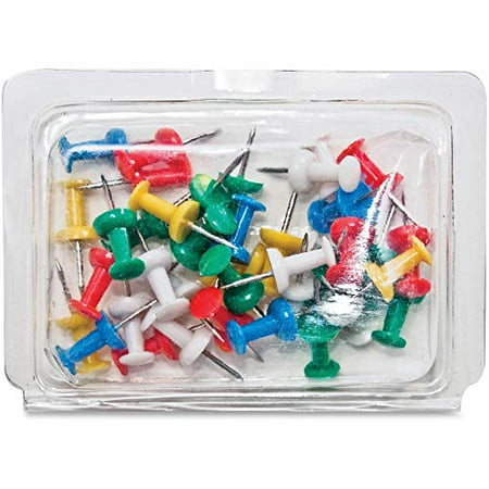 Advantus Push Pin Caddy, Includes 40 Pins, Assorted Colors (PPC40AS ...