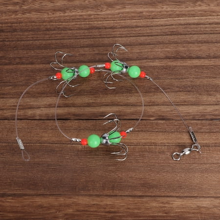 Fluorescent Green Octopus Fishhook, Beautiful Luminous Squid String ...