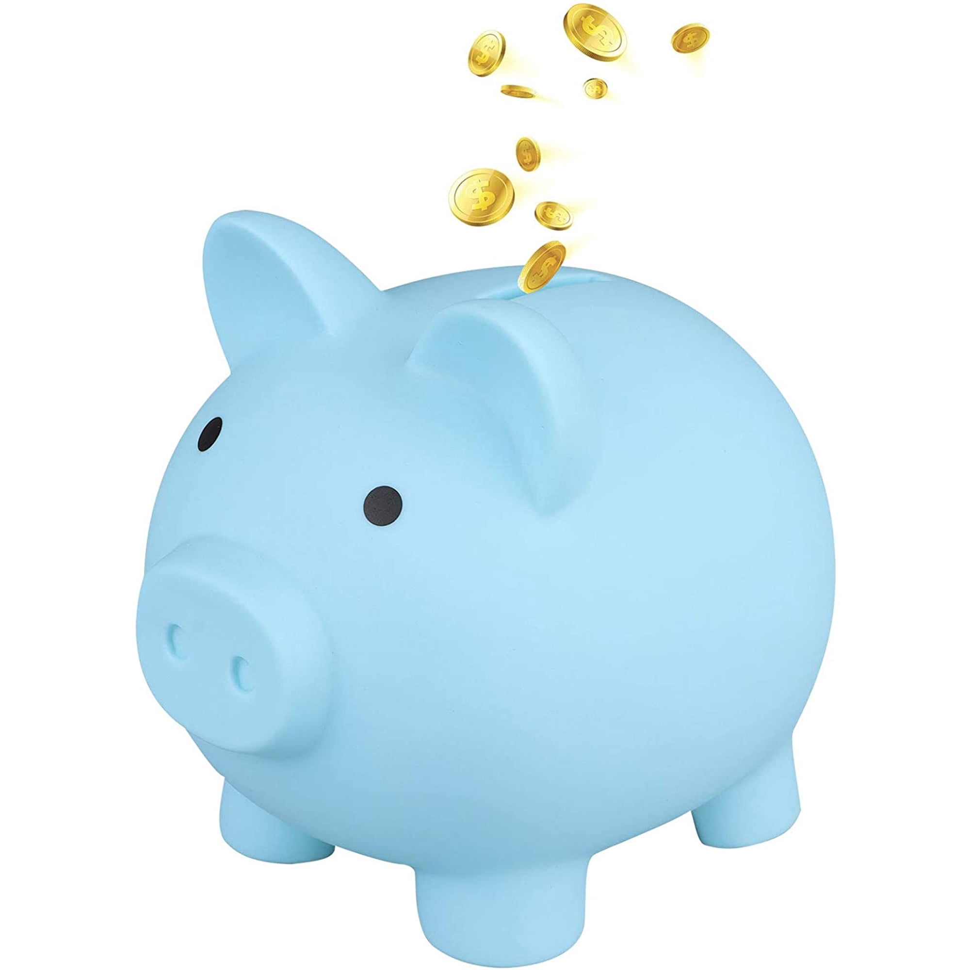 Piggy Bank With Money Clipart For Children