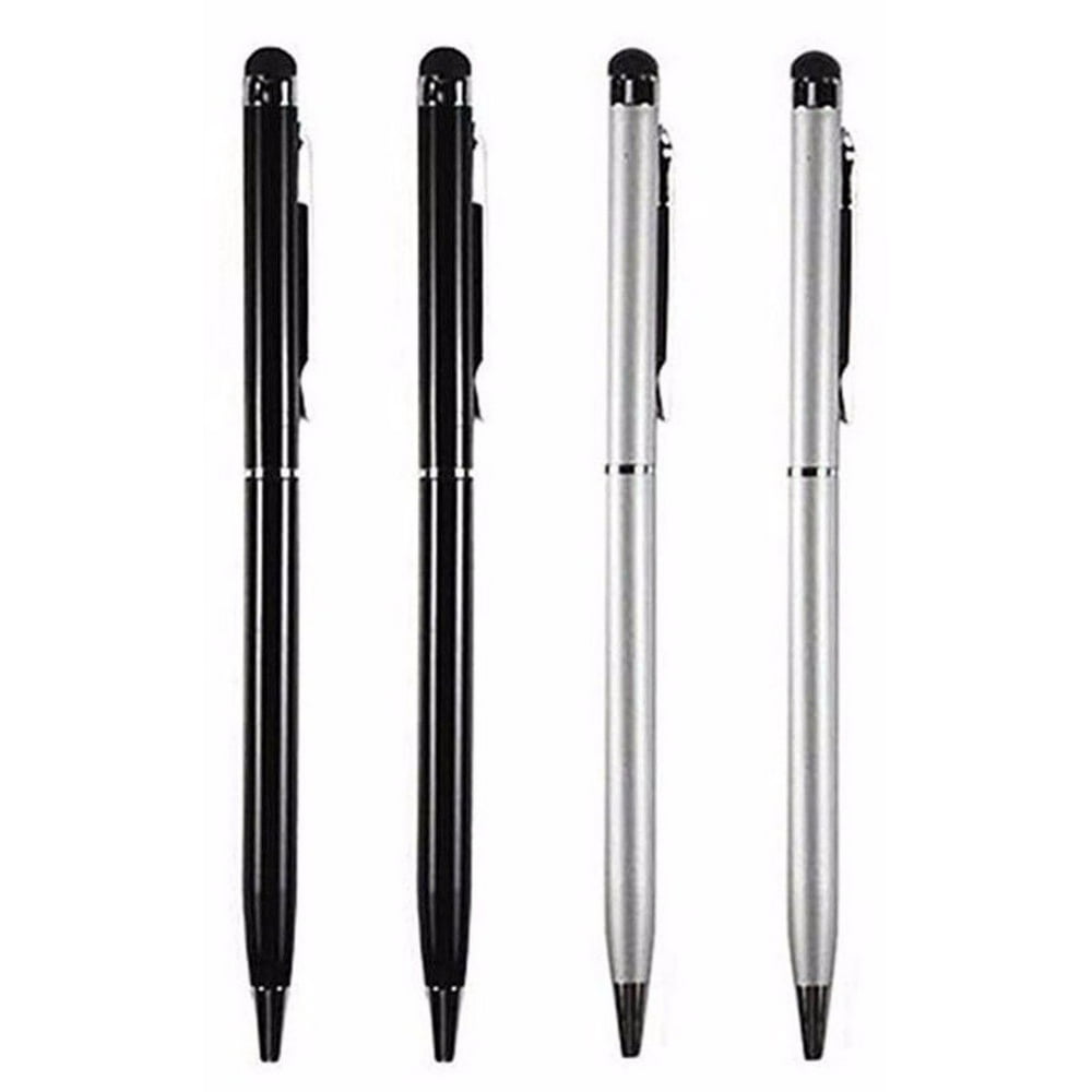 Stylus Pen [2X Black + 2X Silver], 2-in-1 Universal Touch Screen Stylus ...