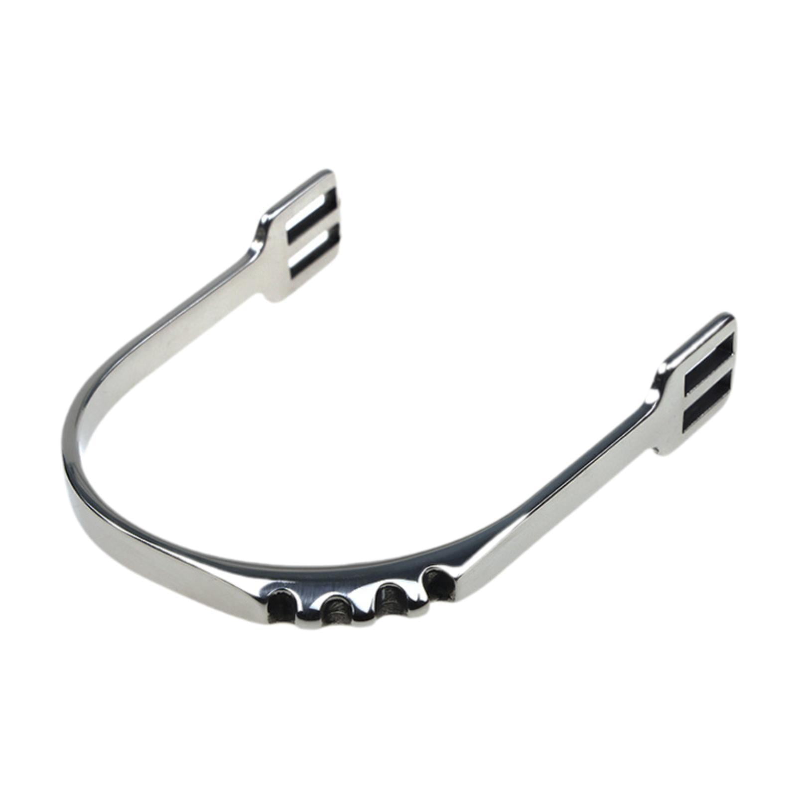 Espuelas de caballo perfecl para botas de acero inoxidable 10 cm x 8,3 ...