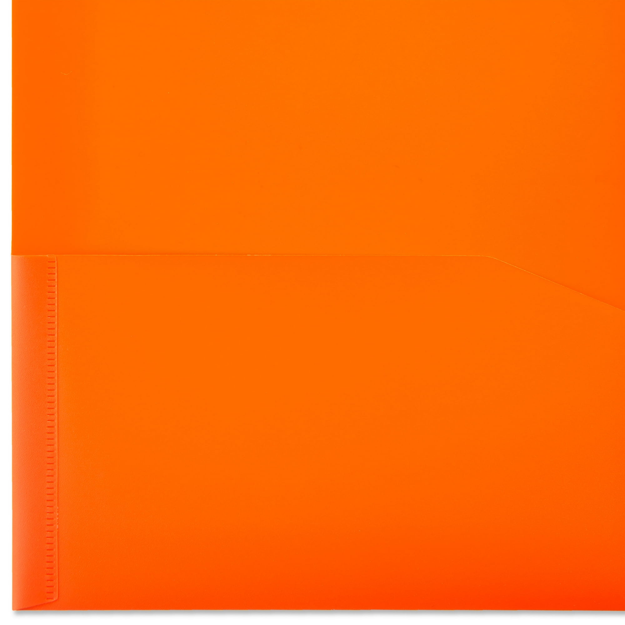 Orange Pocket Folder